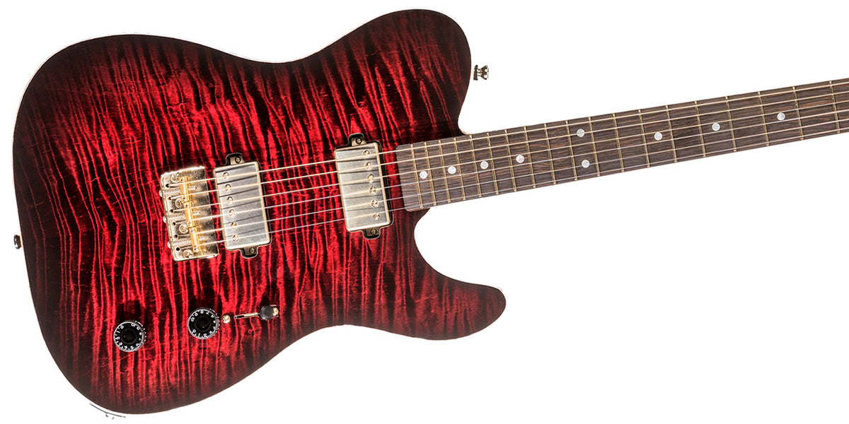 Doubleday Trans Red Burst Broadwing – Destroy All Guitars