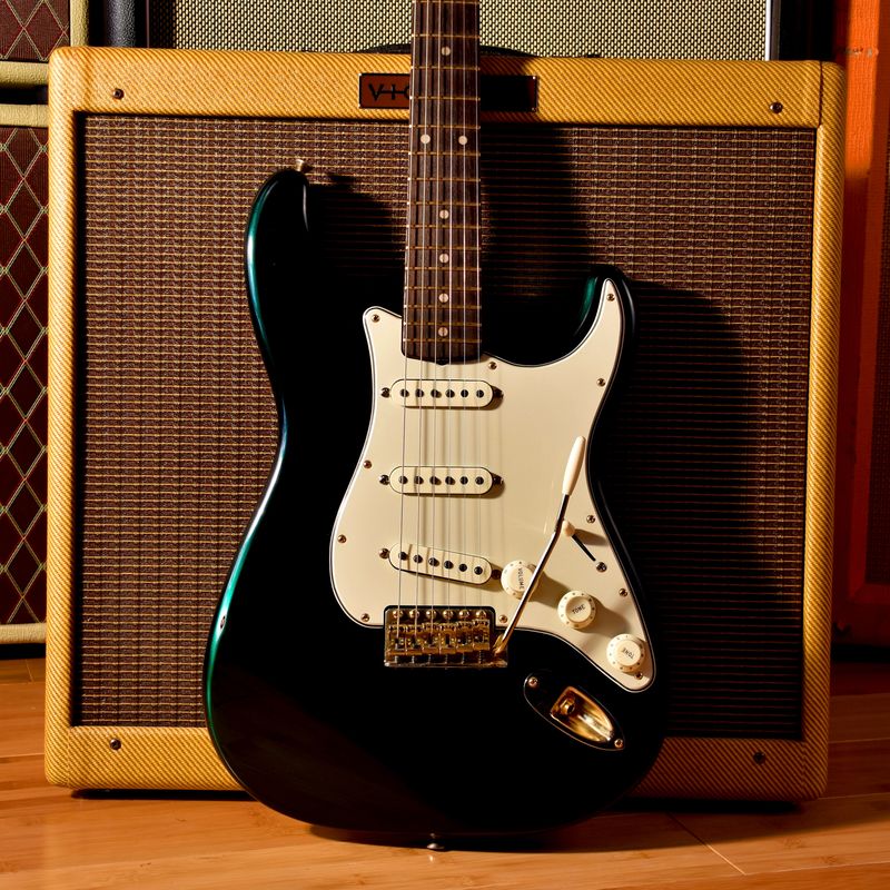 Mark Grant Calicaster Kandy Apple Green – Destroy All Guitars